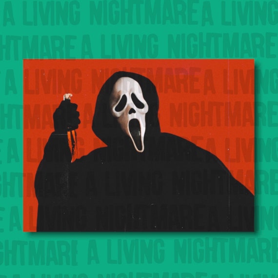 Wes Cravens Scream Ghostface Vinyl Sticker | Etsy Österreich