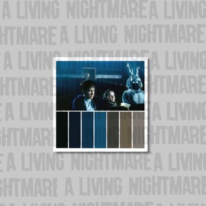 Donnie Darko color Palette Vinyl Sticker - Etsy