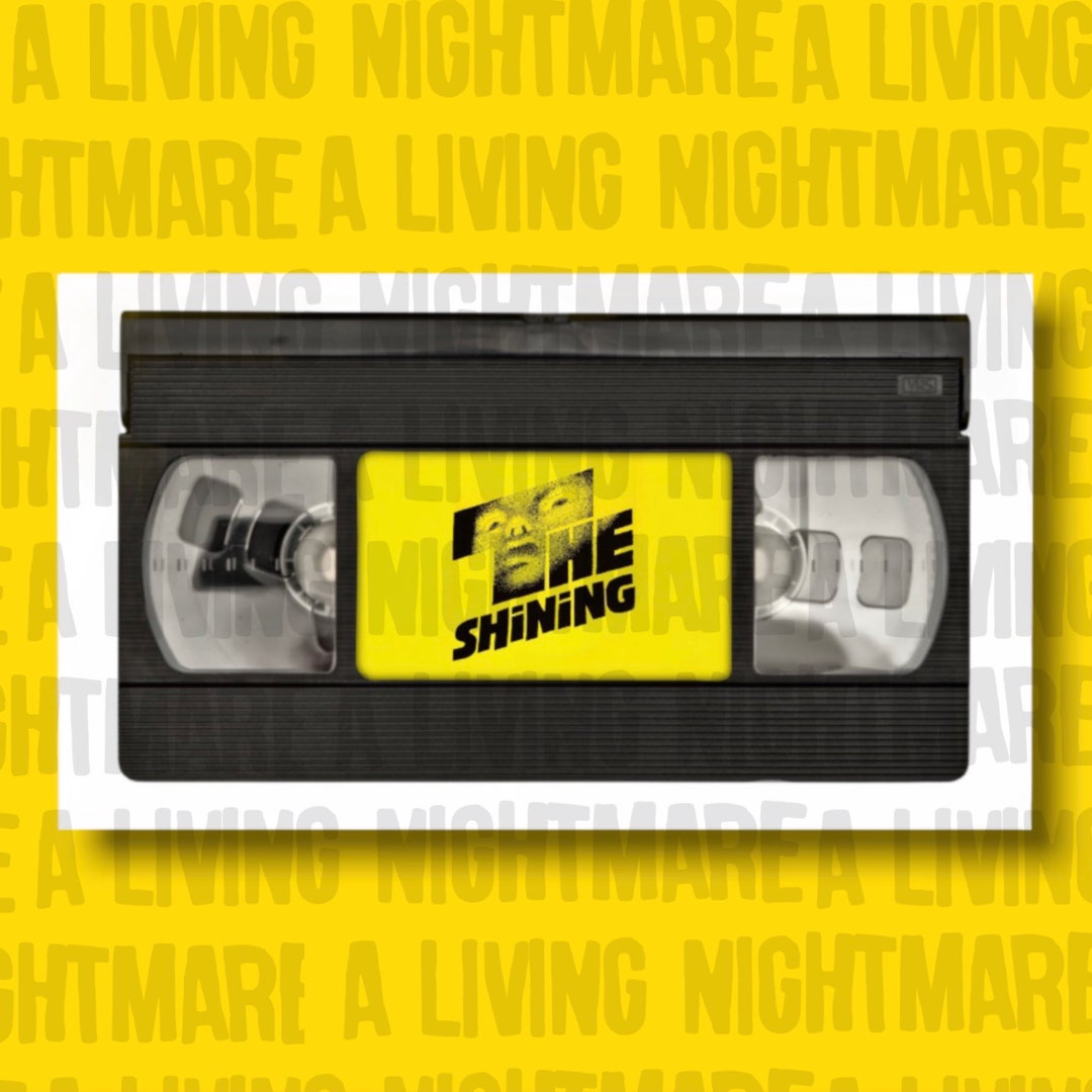 The Shining VHS Tape Vinyl Sticker - Etsy