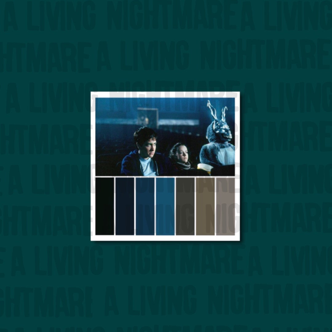 Donnie Darko color Palette Vinyl Sticker - Etsy