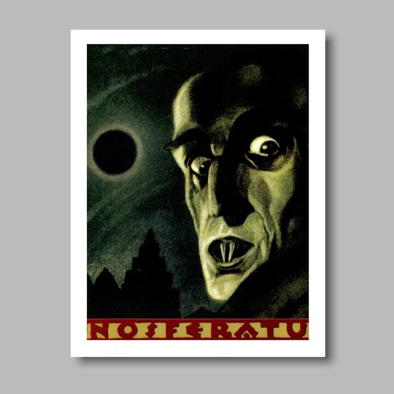 Nosferatu Movie Poster Vinyl Sticker - Etsy