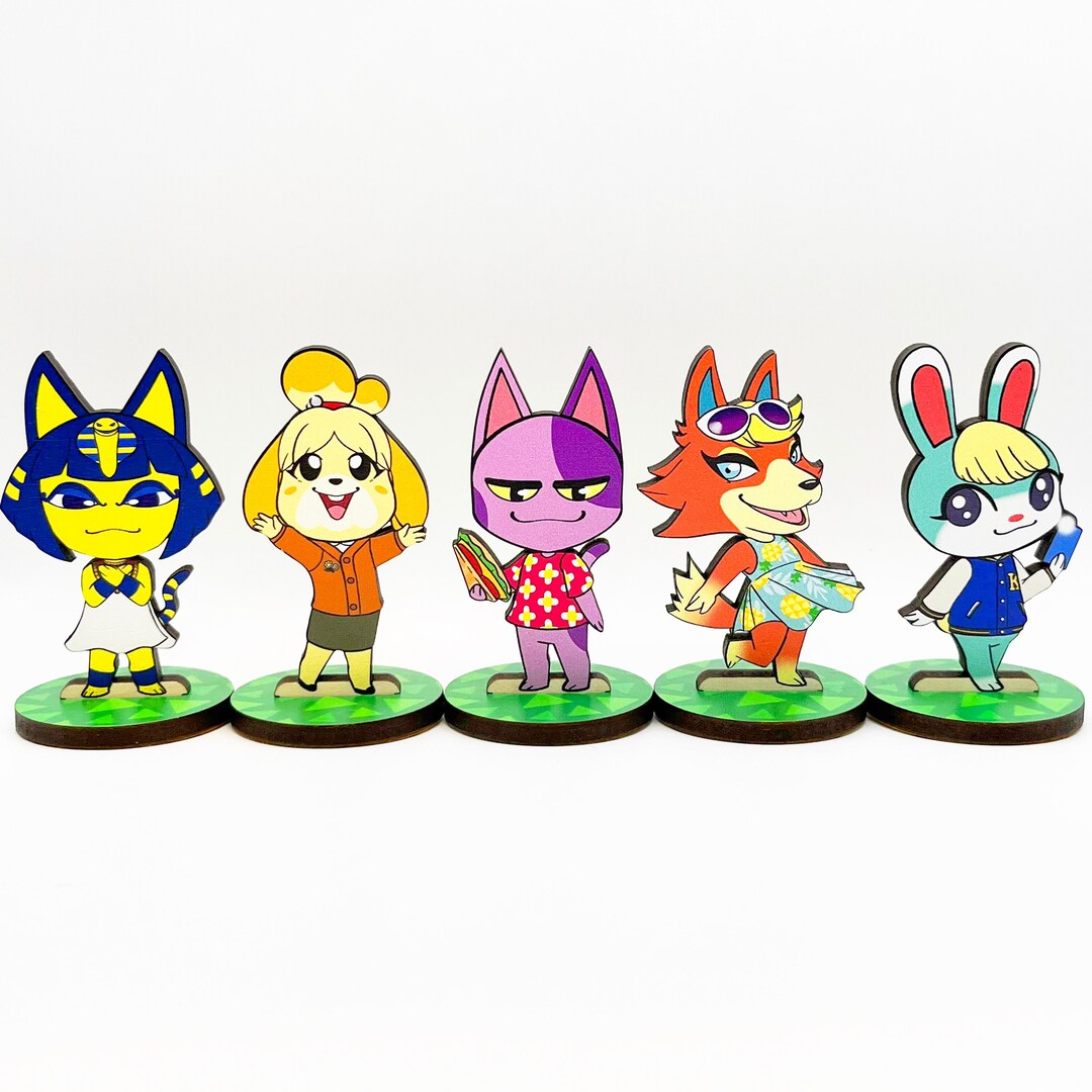 2" Wooden Standees: Animal Crossing - Etsy
