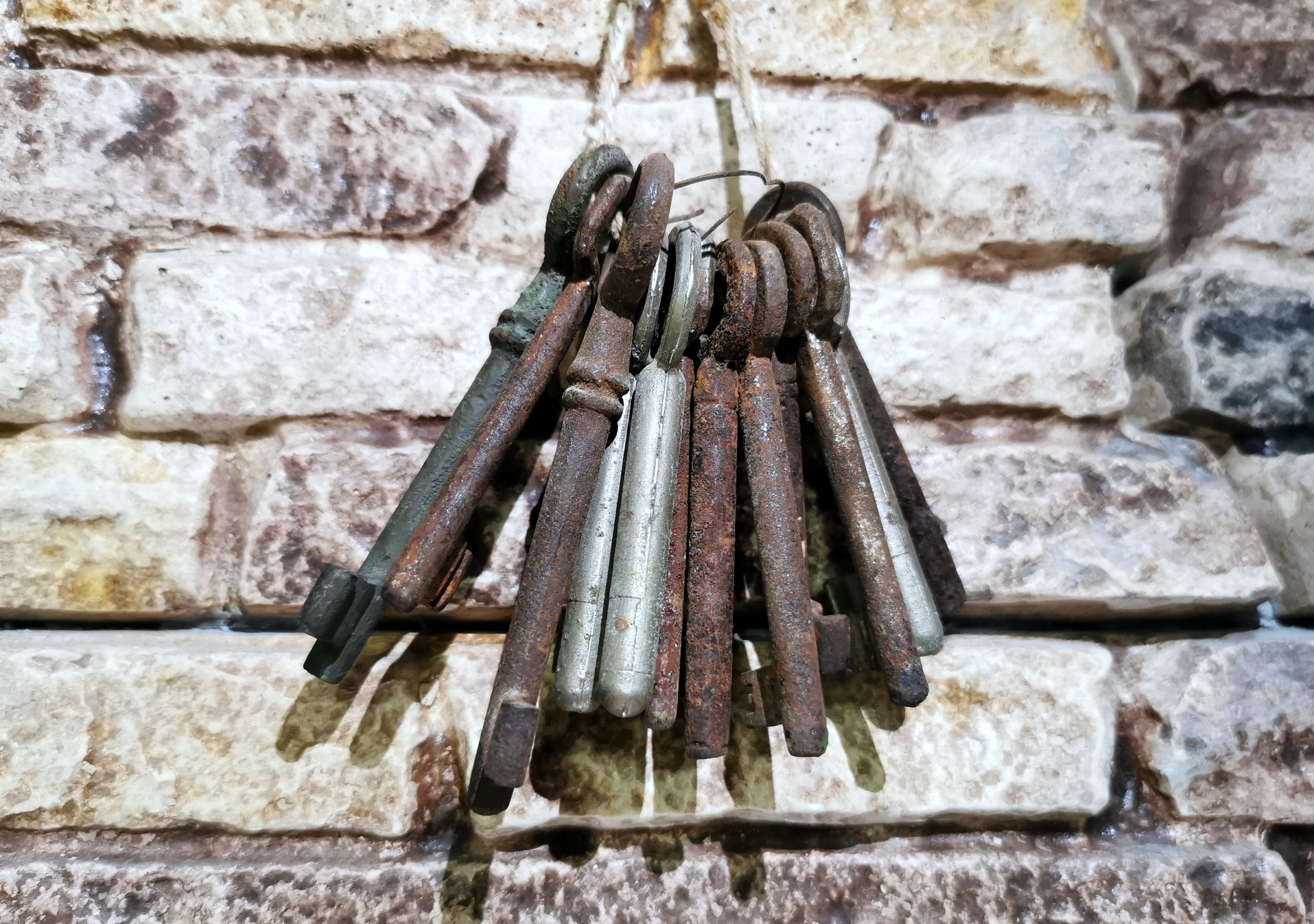 Old Key Set, Antique Keys, 1960 Vintage Keys, Rustic Keys, Vintage Keys ...