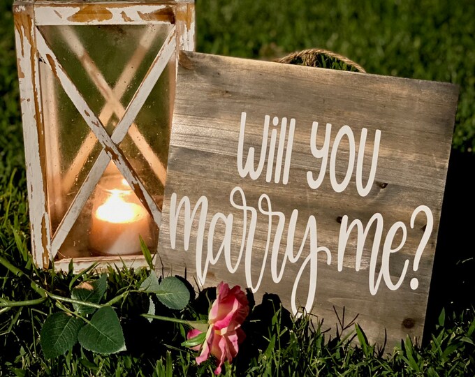 Scrabble Proposal Will You Marry Me Sign. Oversized Wood Tiles for ...