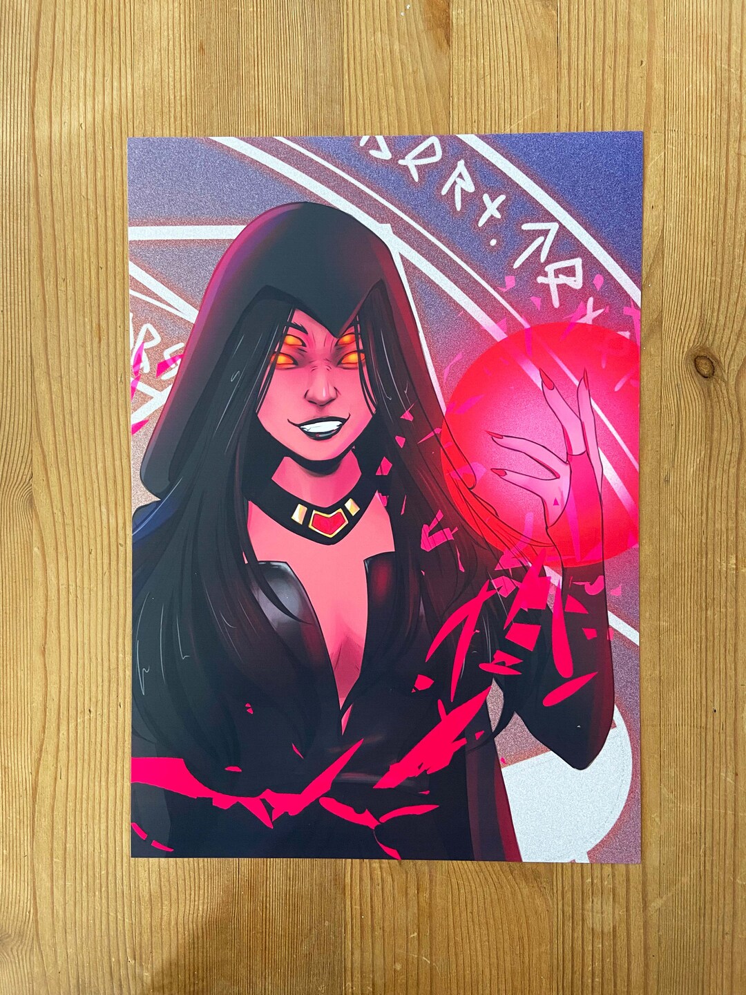 Raven Trigon Art Print | Evil Raven Fanart | Teen Superhero Inspired ...