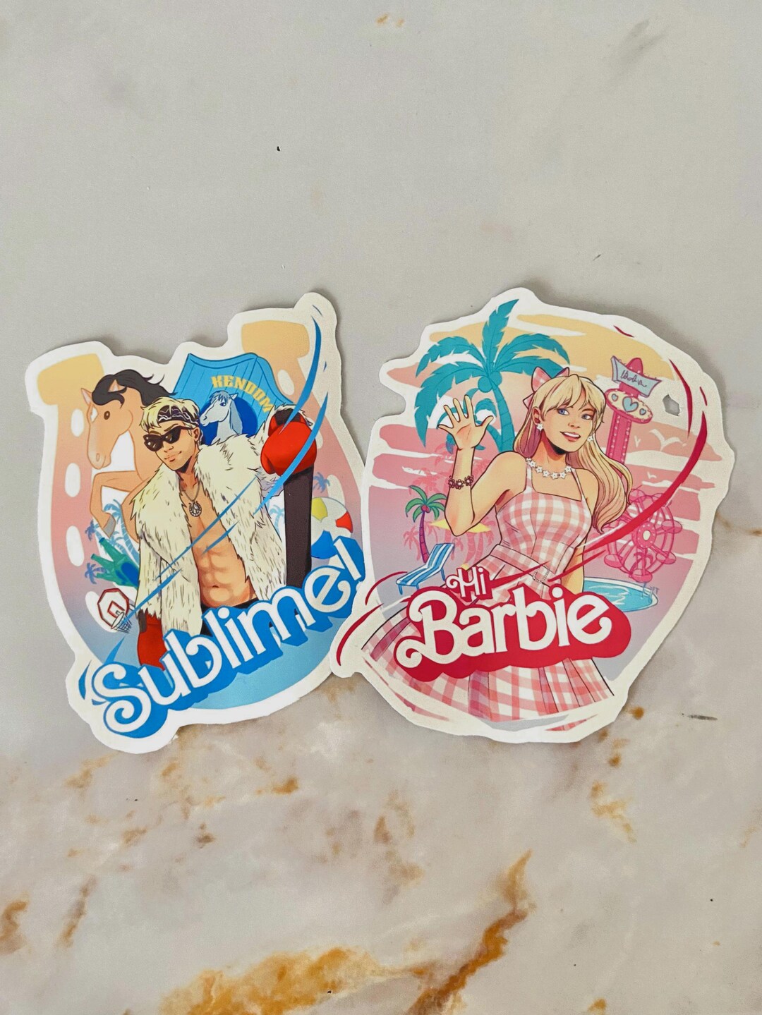 Hey Barbie! & Ken Sublime! Fanart Vinyl Sticker Set - Etsy