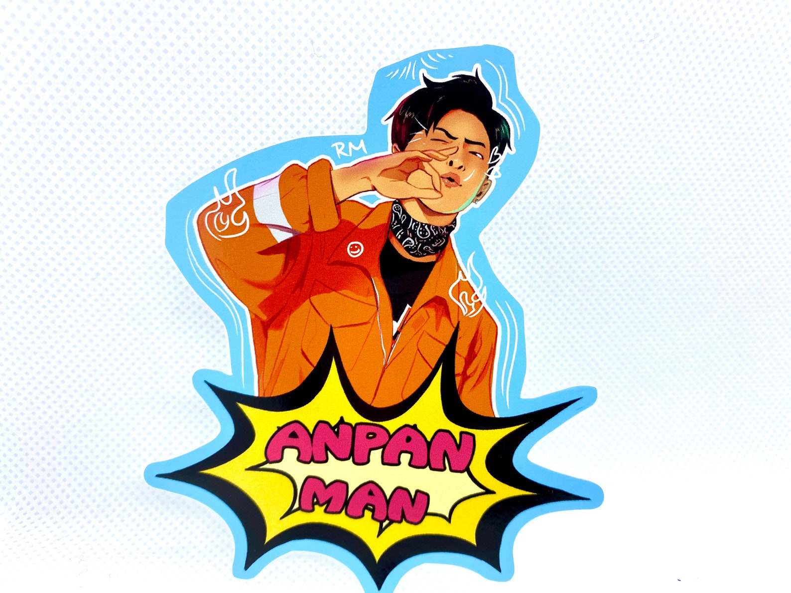 Anpanman Vinyl Sticker Set | Etsy