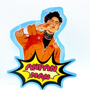 Anpanman Vinyl Sticker Set - Etsy