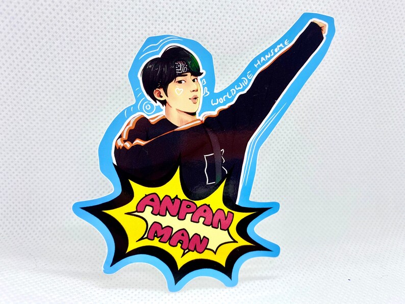 Anpanman Vinyl Sticker Set | Etsy