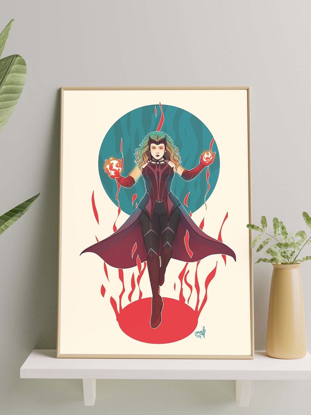 Scarlet Witch Final Form Art Print - Etsy