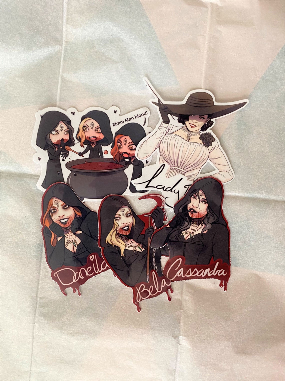 Dimitrescu Family Stickers - Etsy Australia