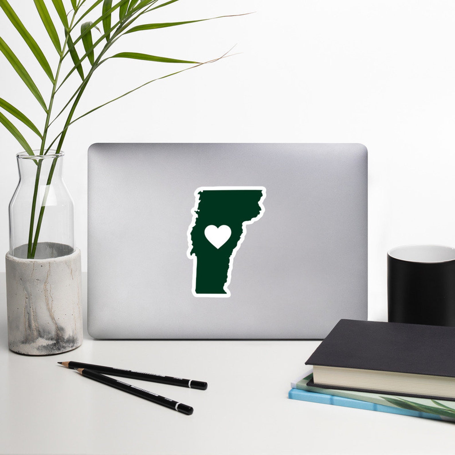 Vermont Heart sticker - Etsy