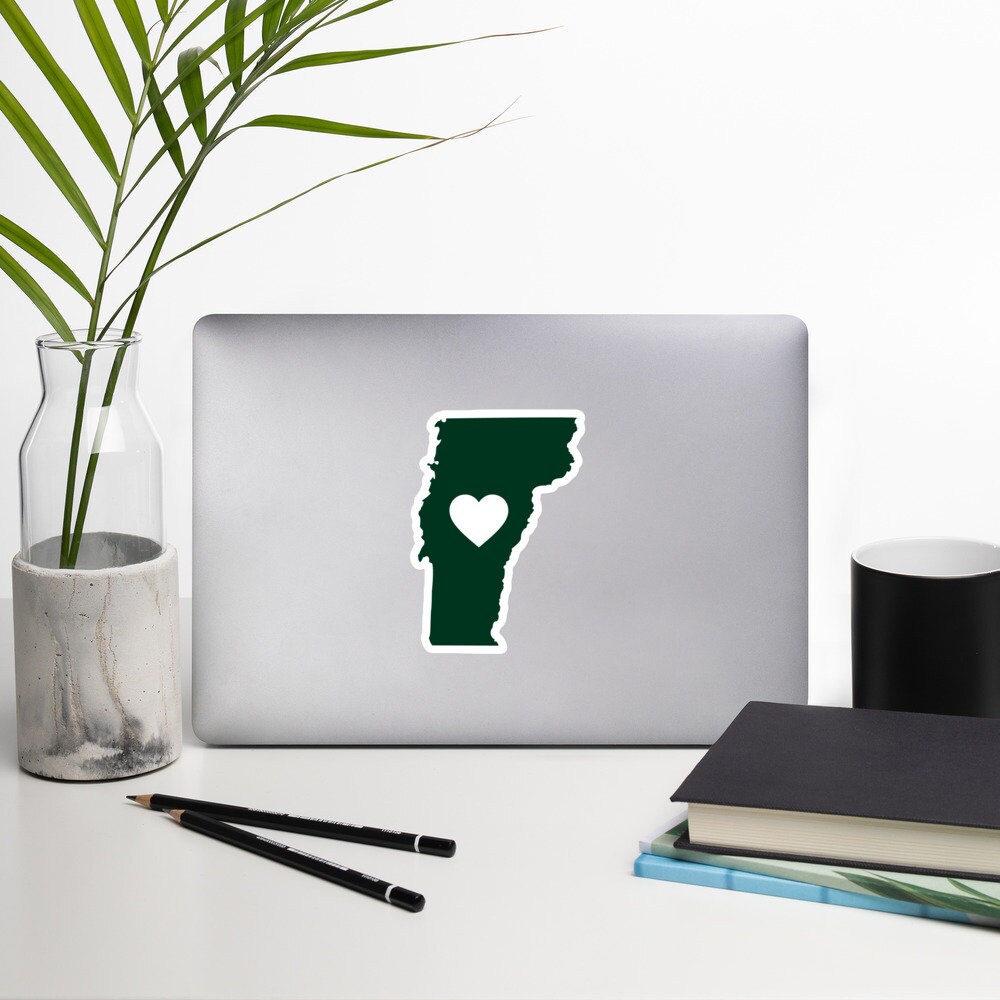 Vermont Heart sticker - Etsy