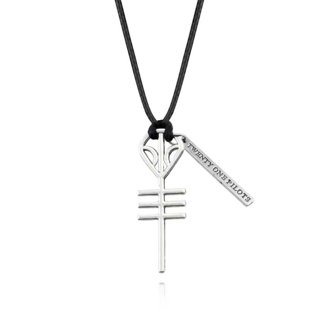 Twenty One Pilots Necklace: Alien Clique Silver-tone Pendant - Etsy