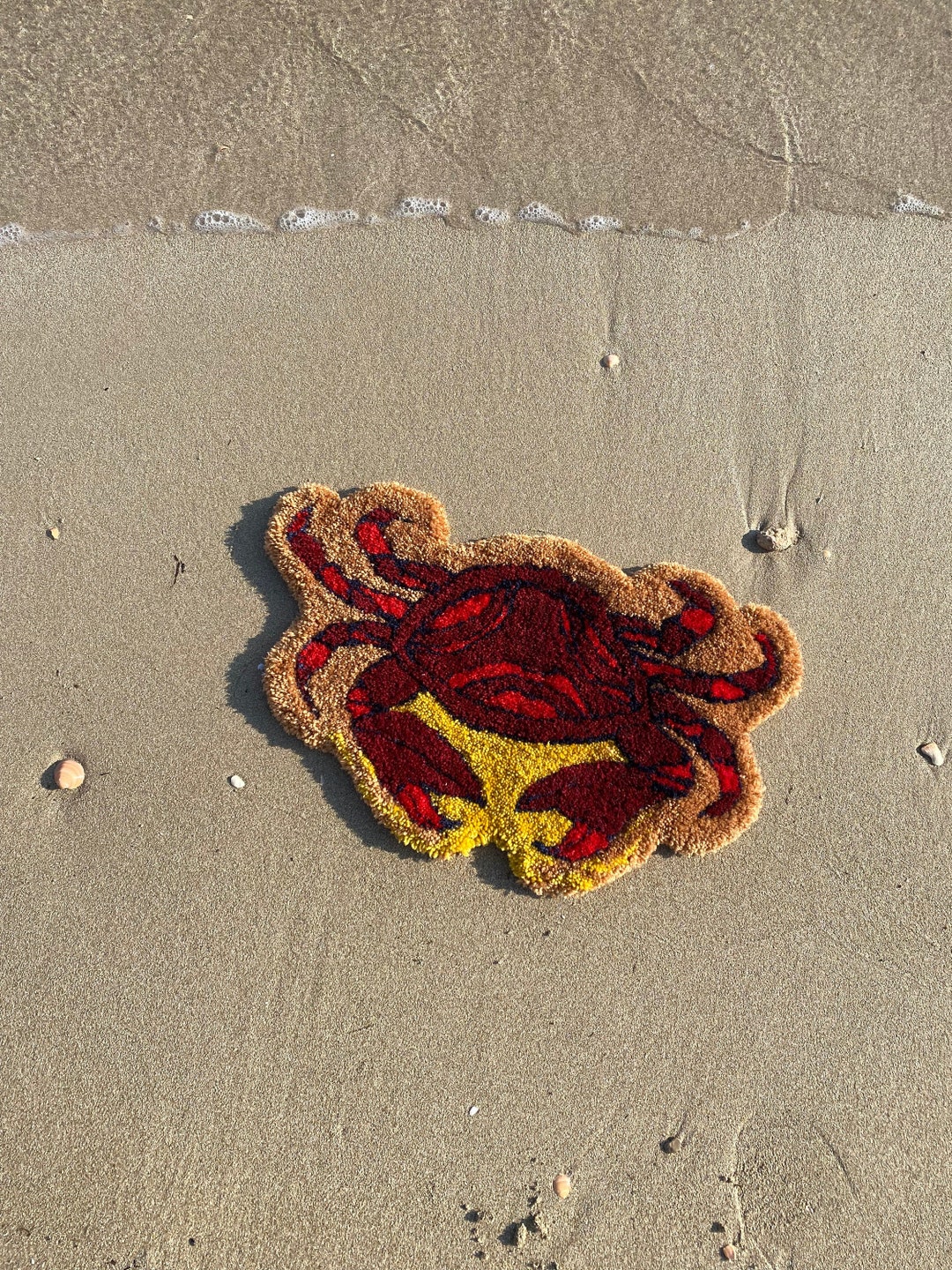 Handmade Tufting Gun Tufted Decorative Rug CANCER Crab Zodiac Custom - Etsy