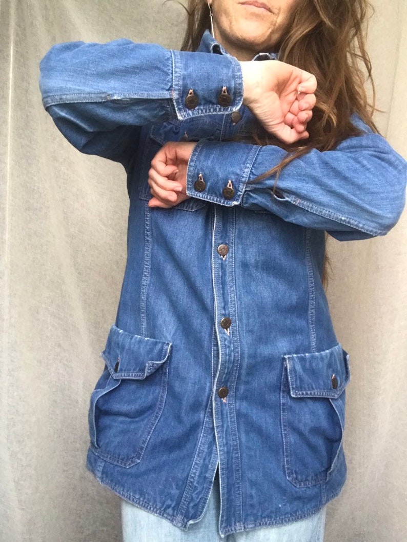 Superfly 70s 80s Vintage Jocavi Denim Jacket Warm Big | Etsy