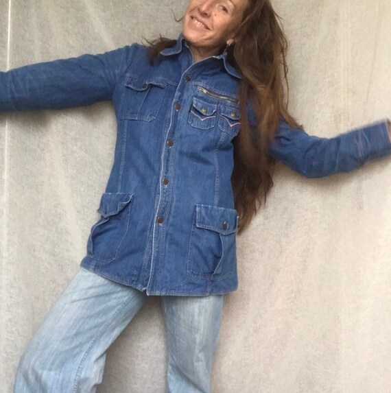Superfly 70’s 80’s Vintage Jocavi Denim Jacket, Warm… - Gem