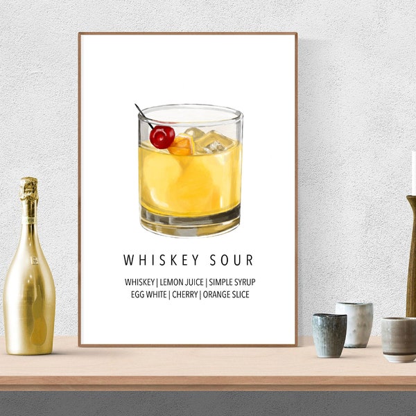 Whiskey Print - Etsy