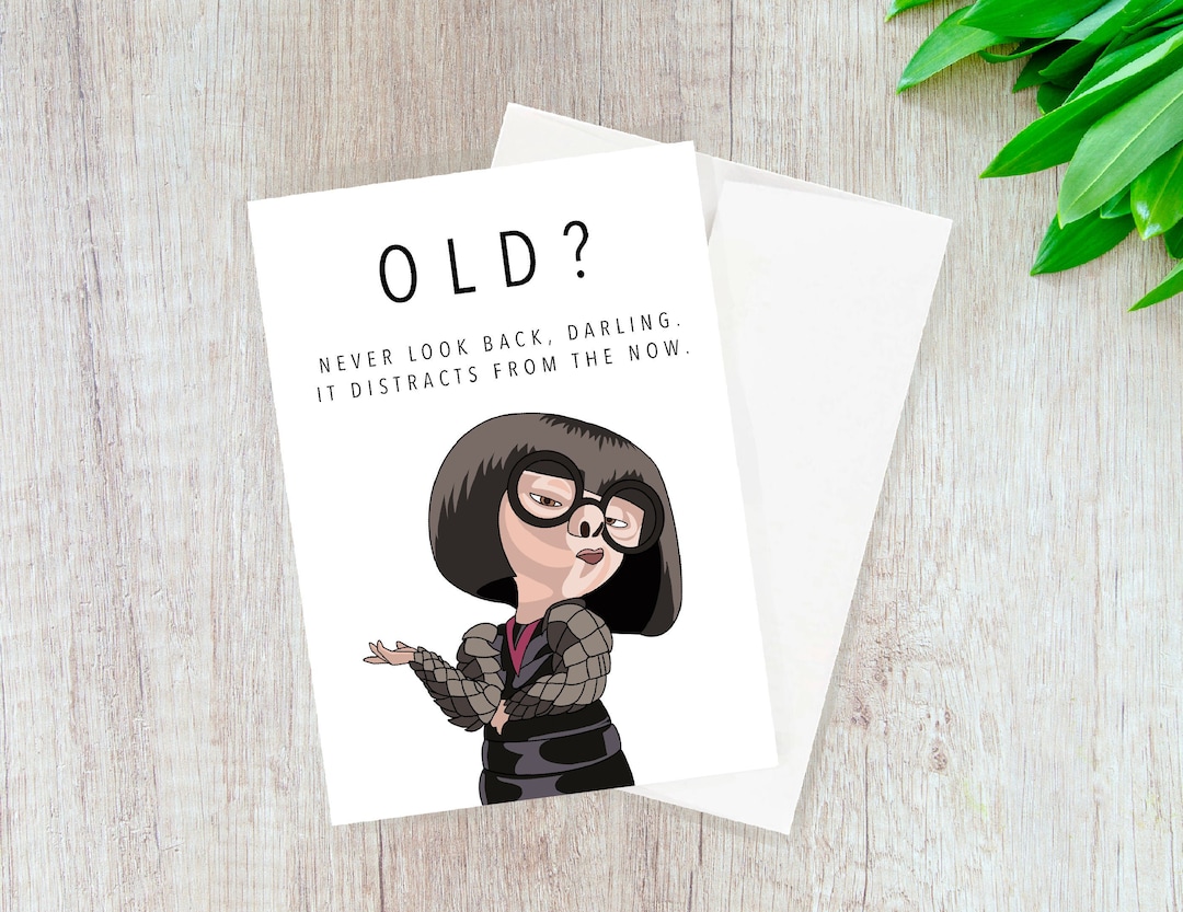 Old Birthday Card // Birthday Card, Funny Card, Punny Card, Pun Card ...