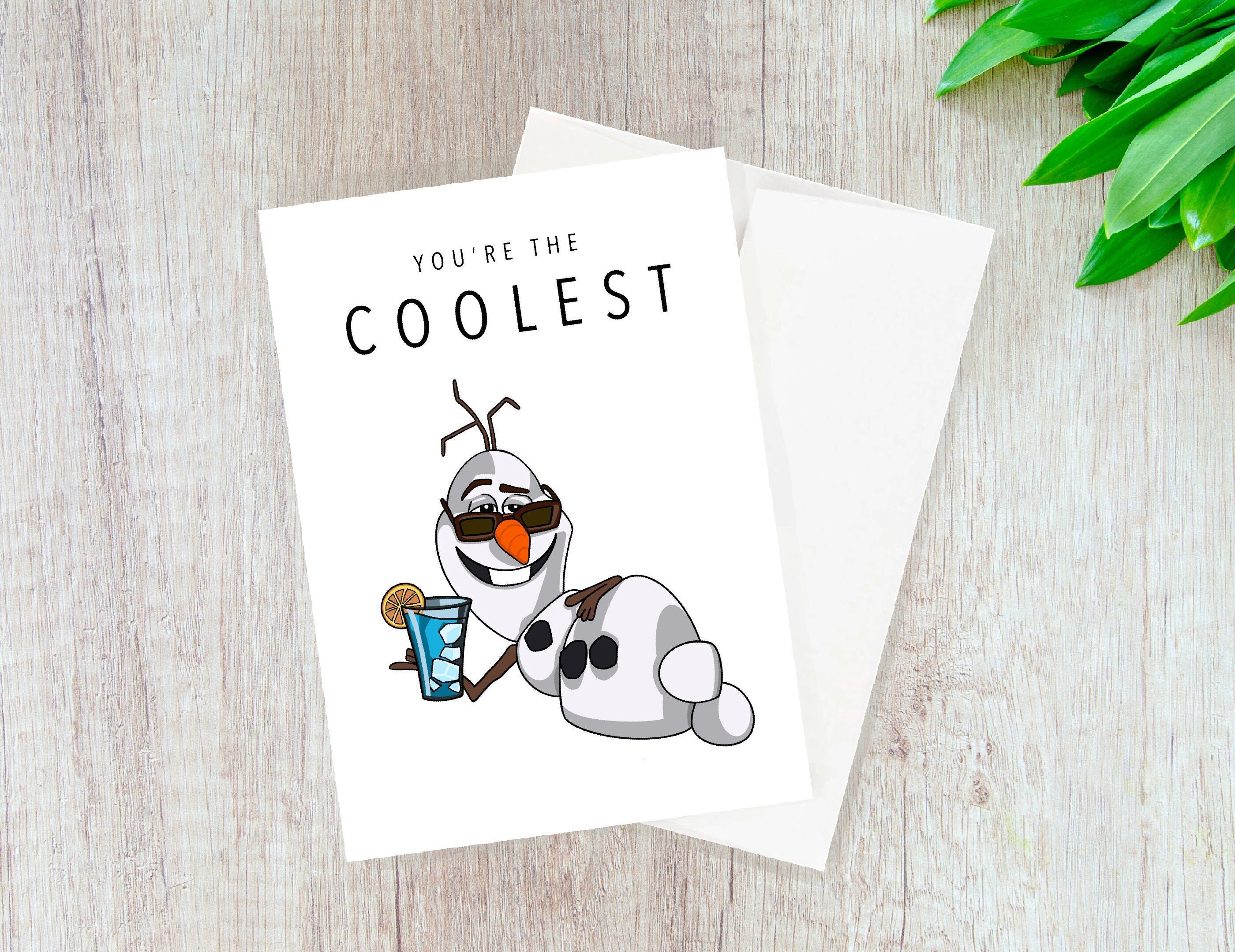 You're the Coolest Card // Funny Card Punny Card Pun | Etsy