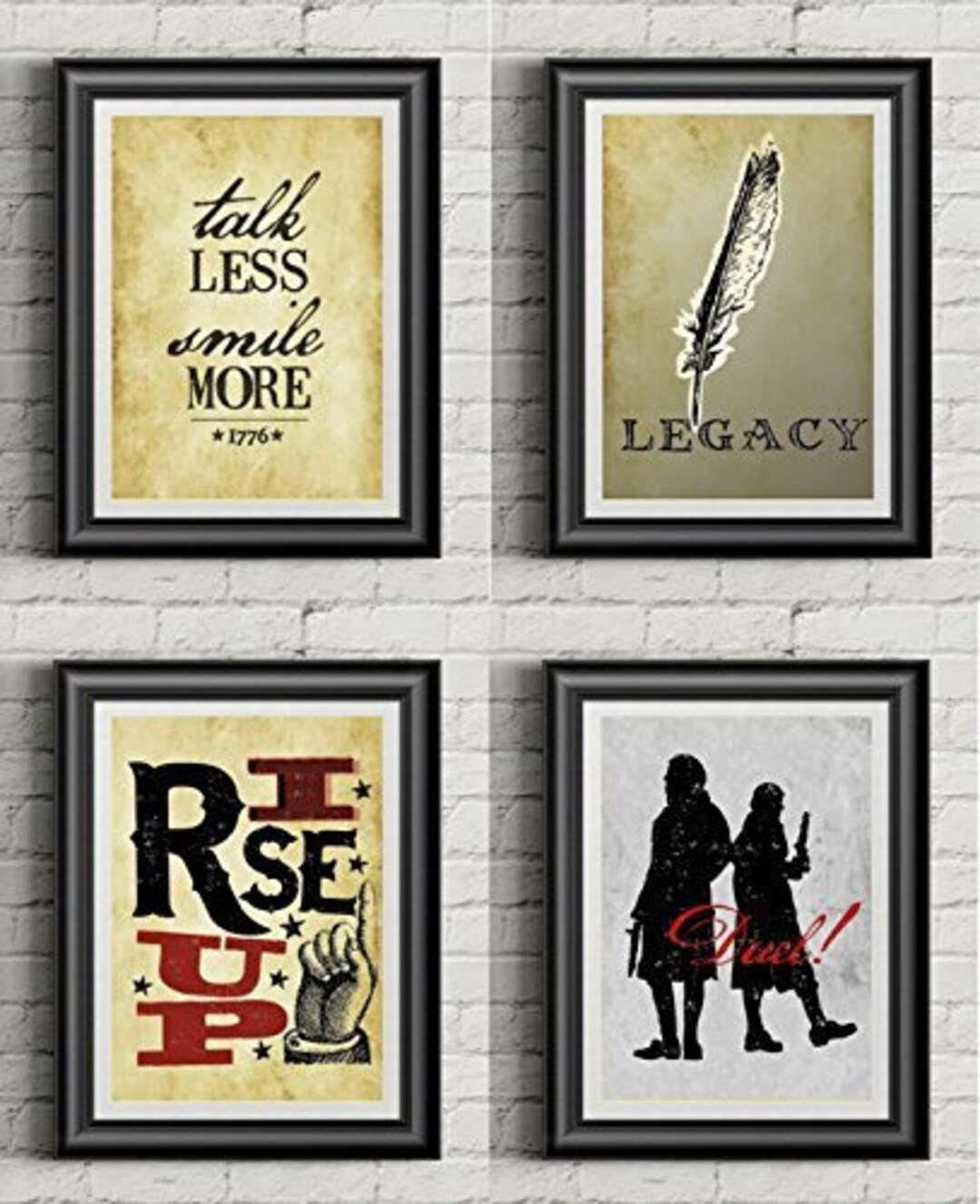 HAMILTON COLLECTION Set of Four 11x14 Poster Prints - Etsy