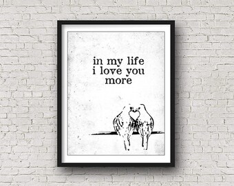 In My Life Poster | Etsy
