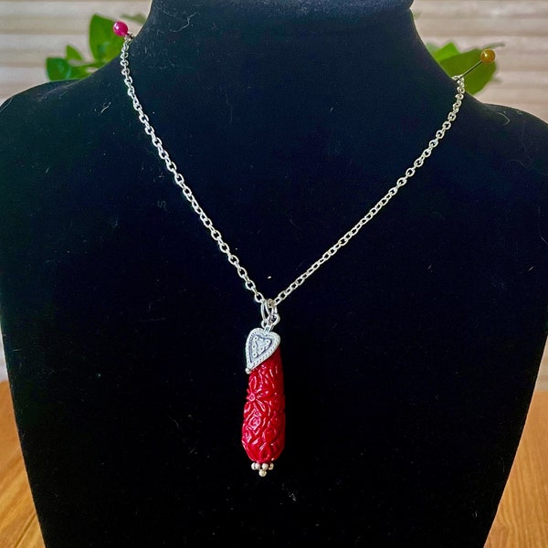 Cinnabar Heart - Etsy