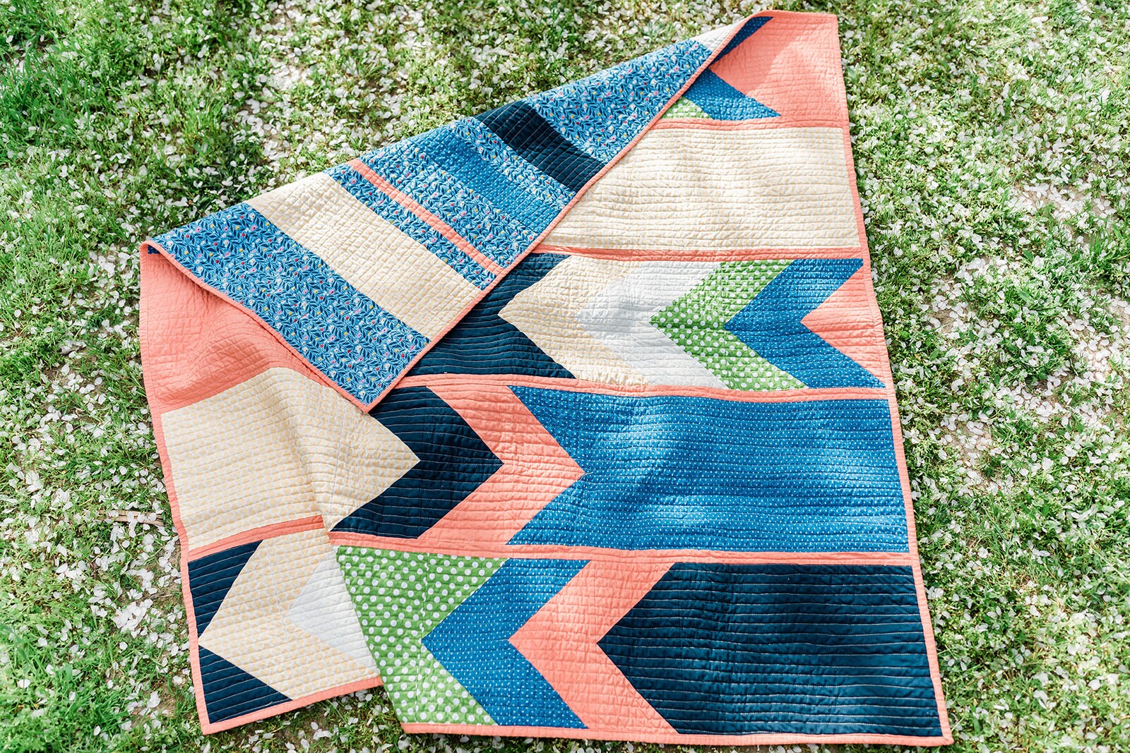 Flying Geese Quilt Pattern: New Beginnings Modern Design (digital ...