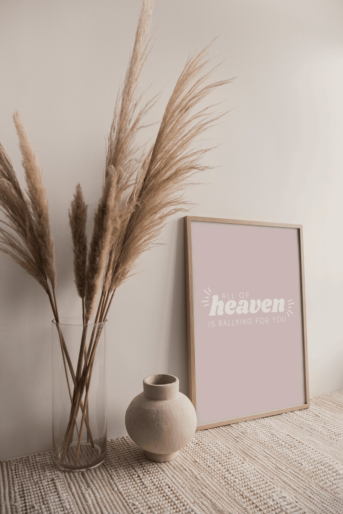 Boho Christian Decor Trendy Bible Verse Printable All of - Etsy