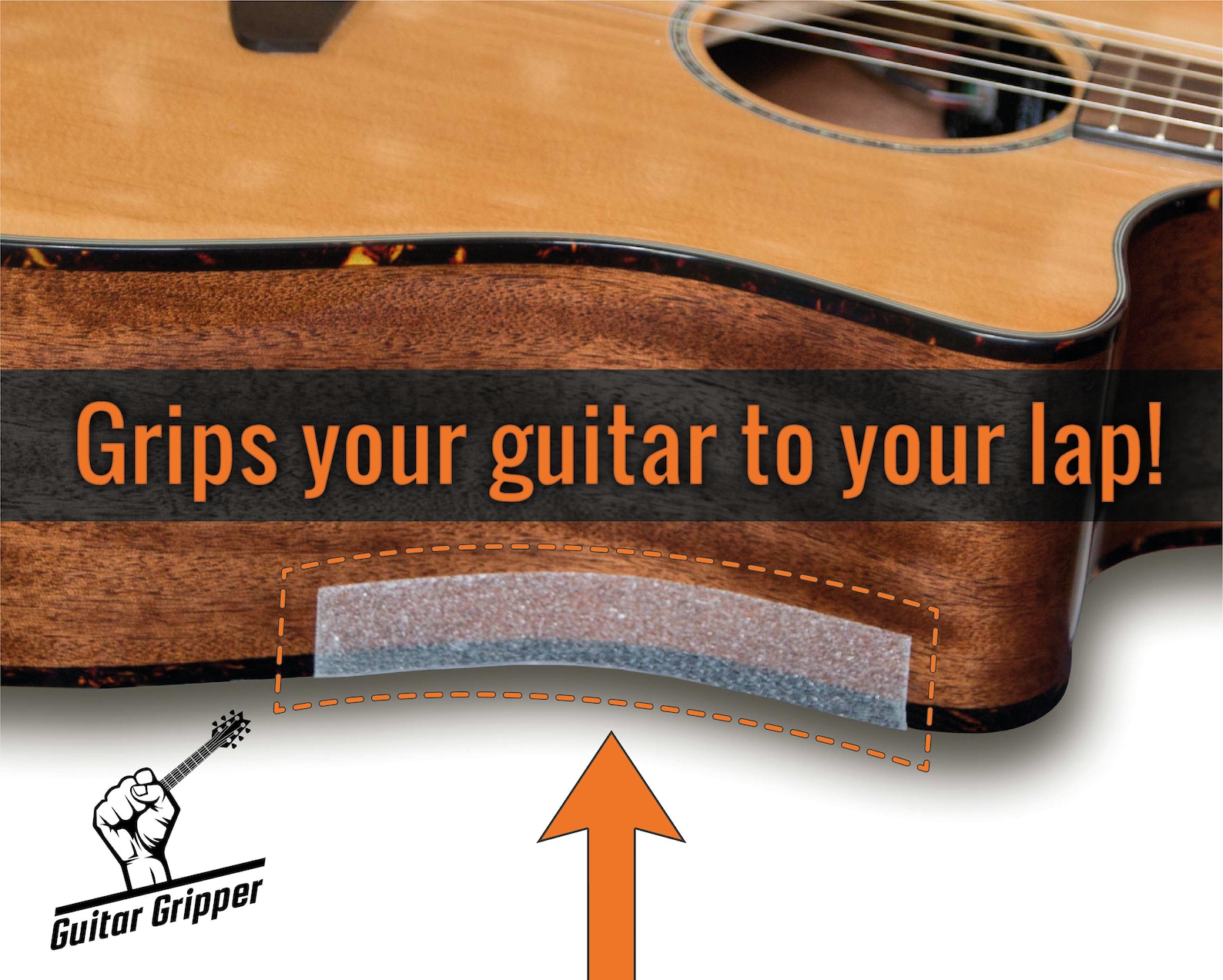 GUITAR GRIPPER Keeps Your Guitar in Its Place While You Rock - Etsy