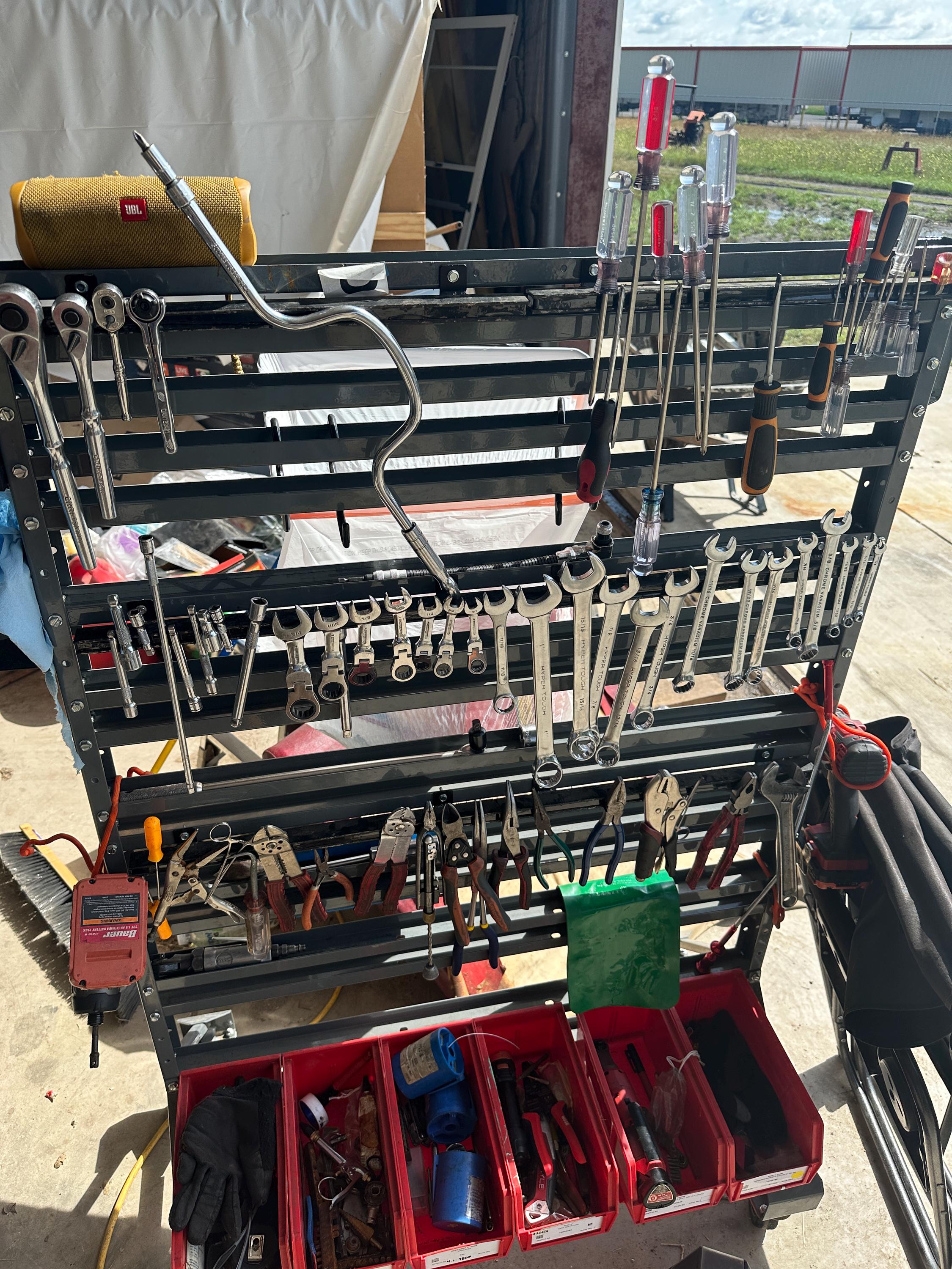 Rolling Tool Rack Plans - Etsy