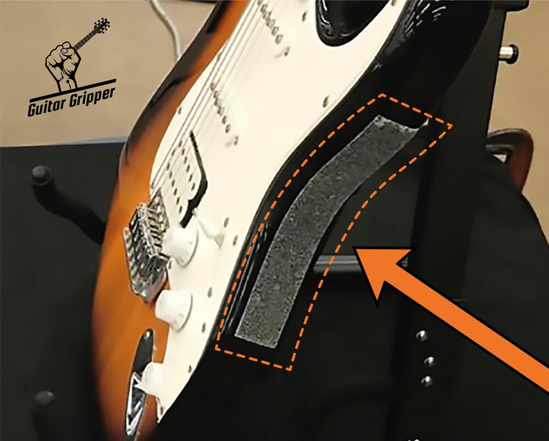 GUITAR GRIPPER Keeps Your Guitar in Its Place While You Rock - Etsy