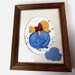 Winnie the Pooh & the Honey Tree Hand Painted Framed Art Pooh on ...