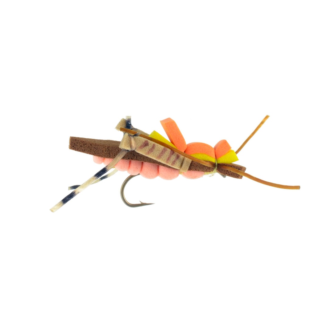 Mongo Hopper Pattern - Foam Grasshopper Fly Pattern - Terrestrial Fly ...