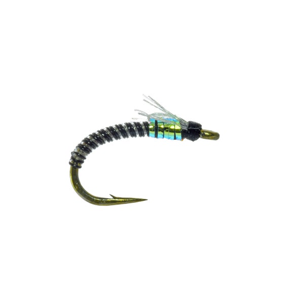 Fly Fishing Flies Jujubee Midge Flash Hand Tied Fly | Etsy