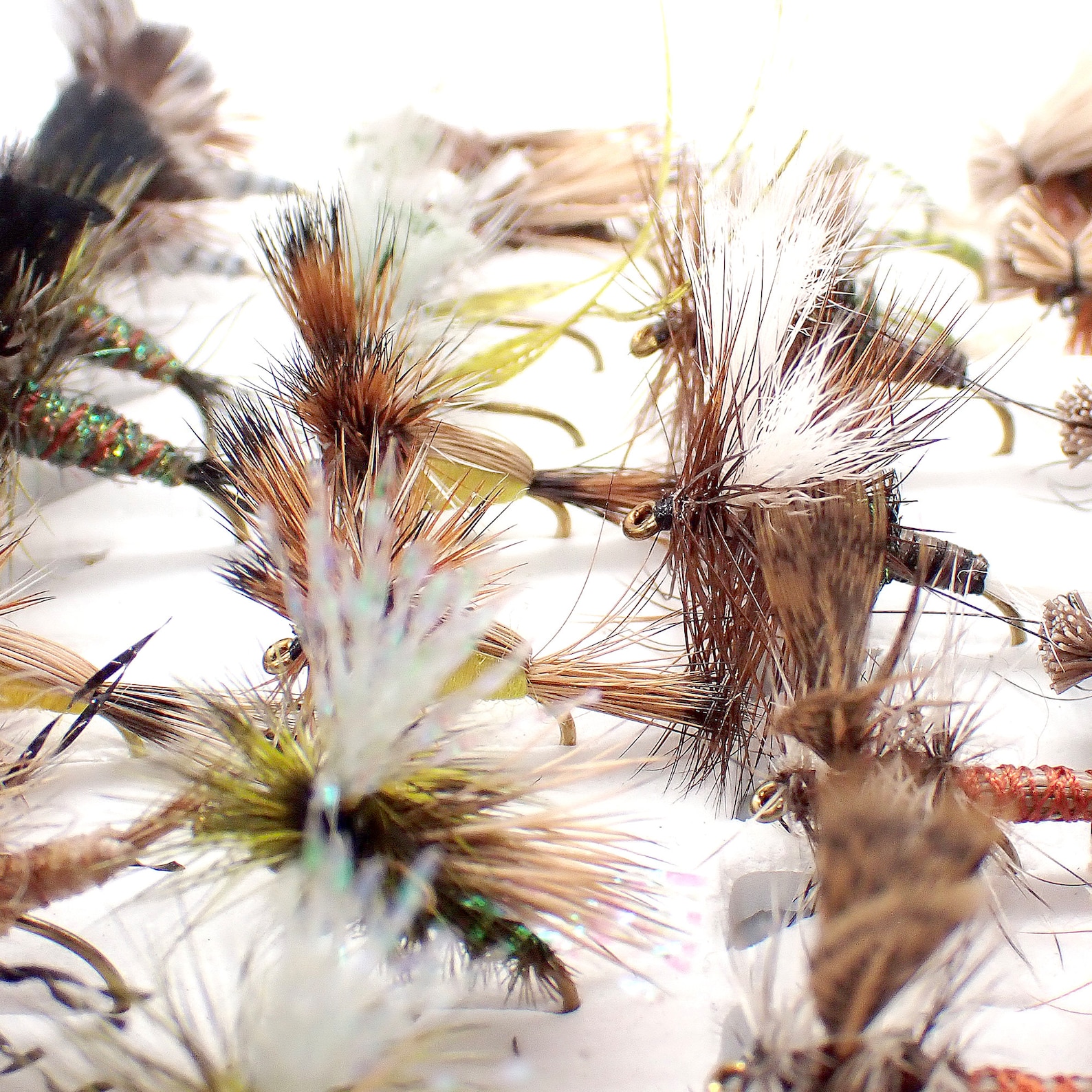 Trout Flies - Parachute Adams Hi-viz Dry Fly - Pink Chute - Great Fly ...