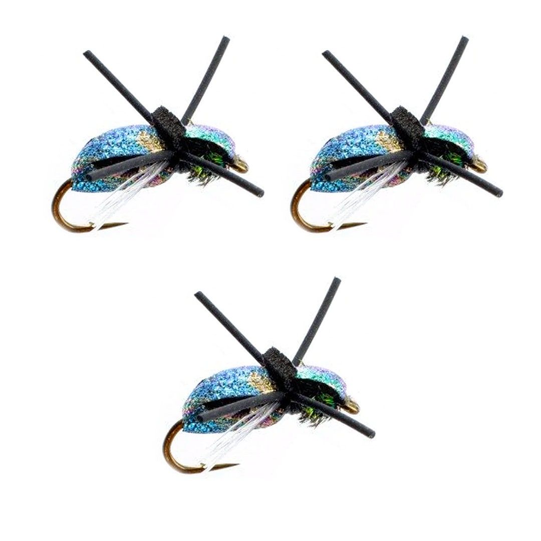Loco Beetle Fly for Fly Fishing - Foam Beetle Trout Flies for Your Fly Box - Beetle Fly Pattern ...