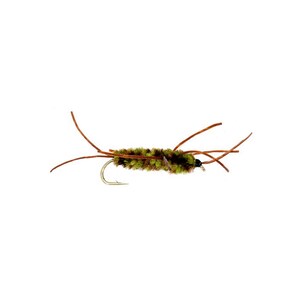 Fly Fishing Flies - Pat's Rubber Legs Olive and Brown - Fly Fishing ...