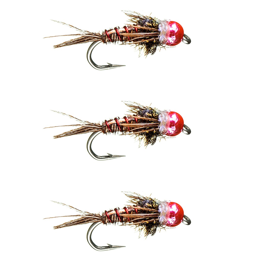 Pink Tungsten Pheasant Tail Fly Pattern - Nymph Fly - Fly Fishing Flies ...
