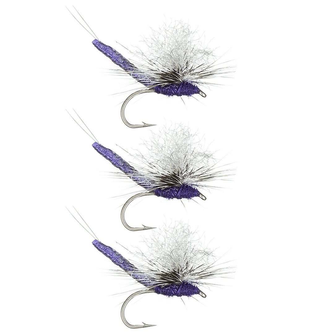 Fly Fishing Flies - Perfect Purple Para-wulff - Top Dry Fly Patterns ...