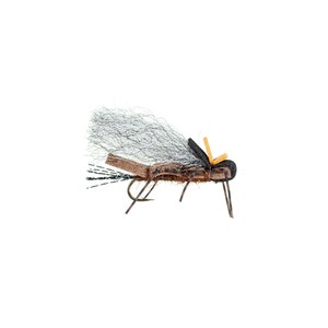 Hopper Fly Patterns - Fool's Gold Hopper Brown and Black - Attractor ...