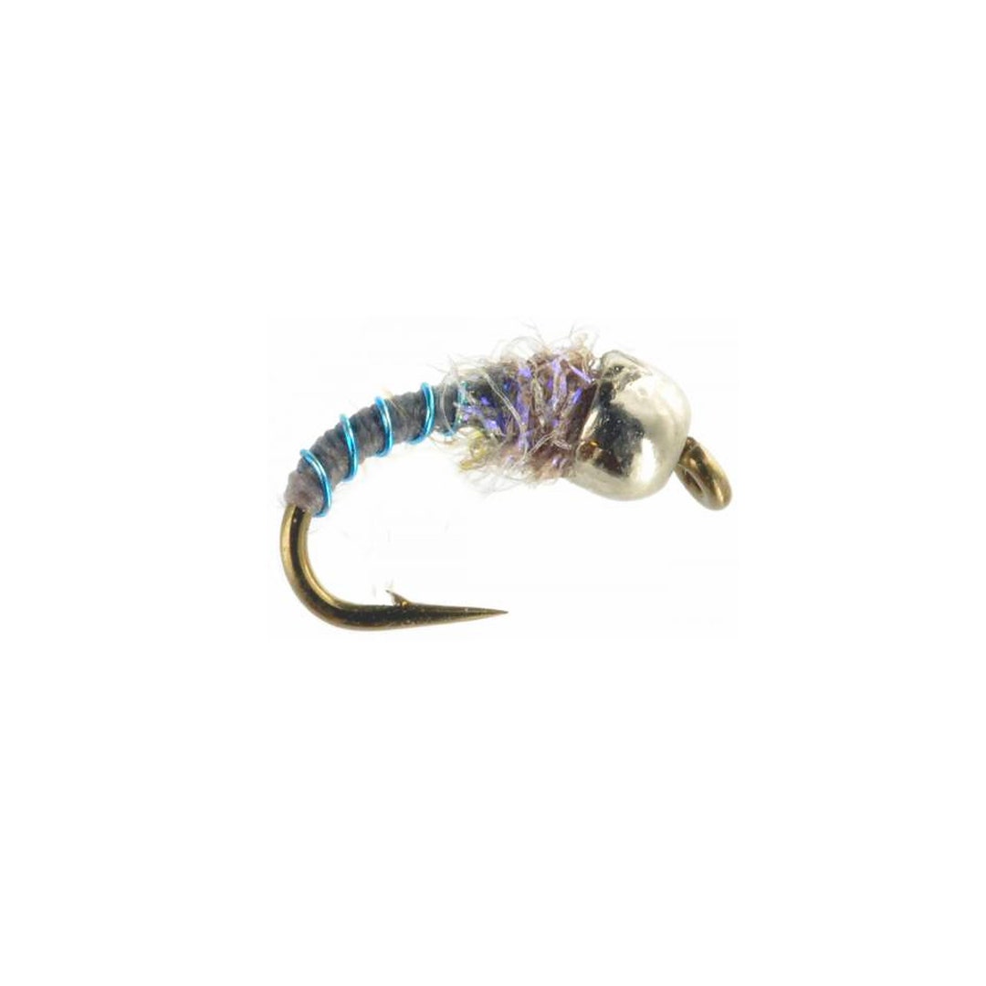 Tungsten Nymph - Blue Poison Midge - Fly Fishing Flies to Fill up Your ...