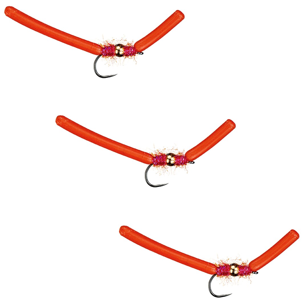 Wonky Worm Fly Fishing Lures: Trout, Bass, Panfish (3 Pack) - Etsy