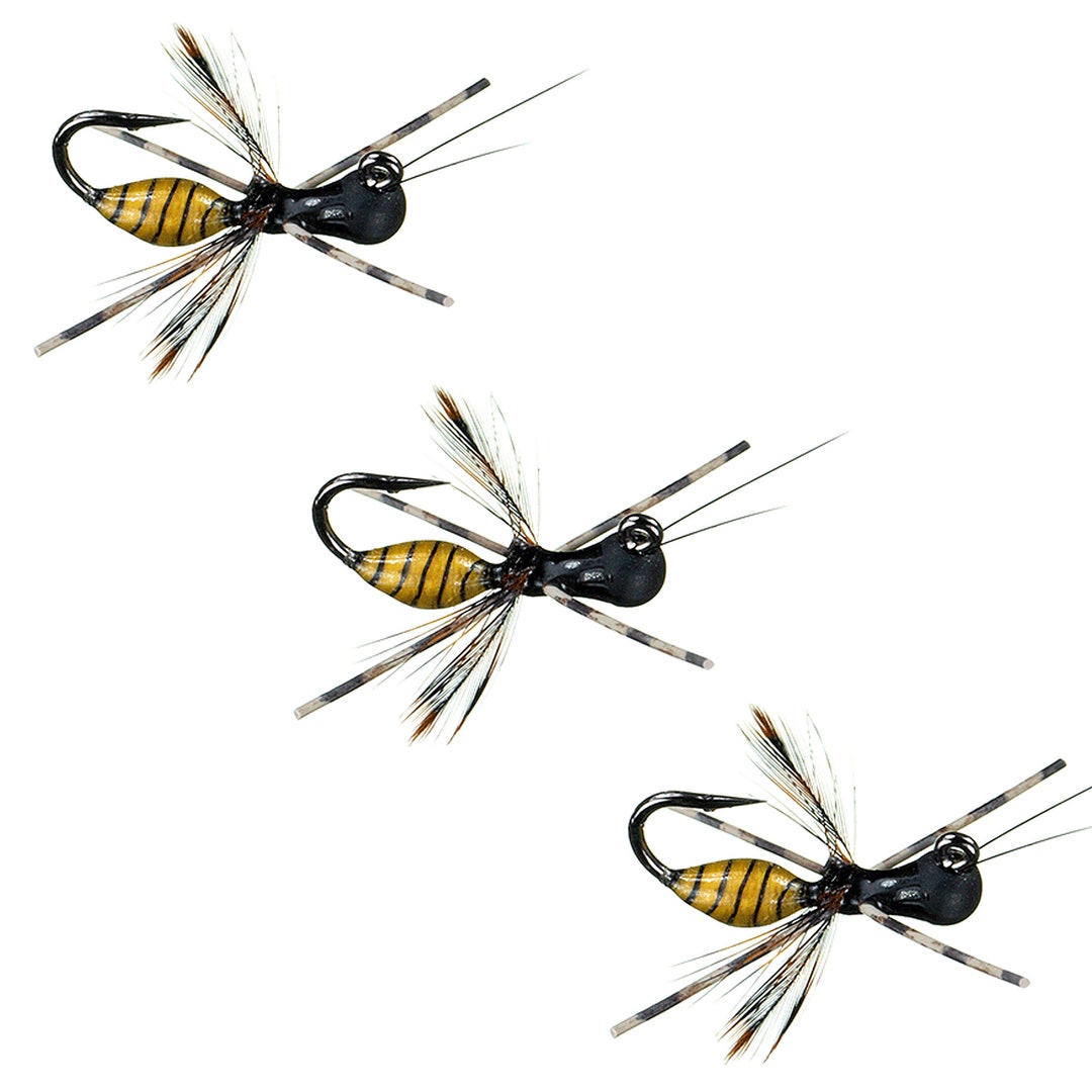 Drowned Wasp Fly Fishing Flies: Epoxy Terrestrial Pattern (3 Pack) - Etsy