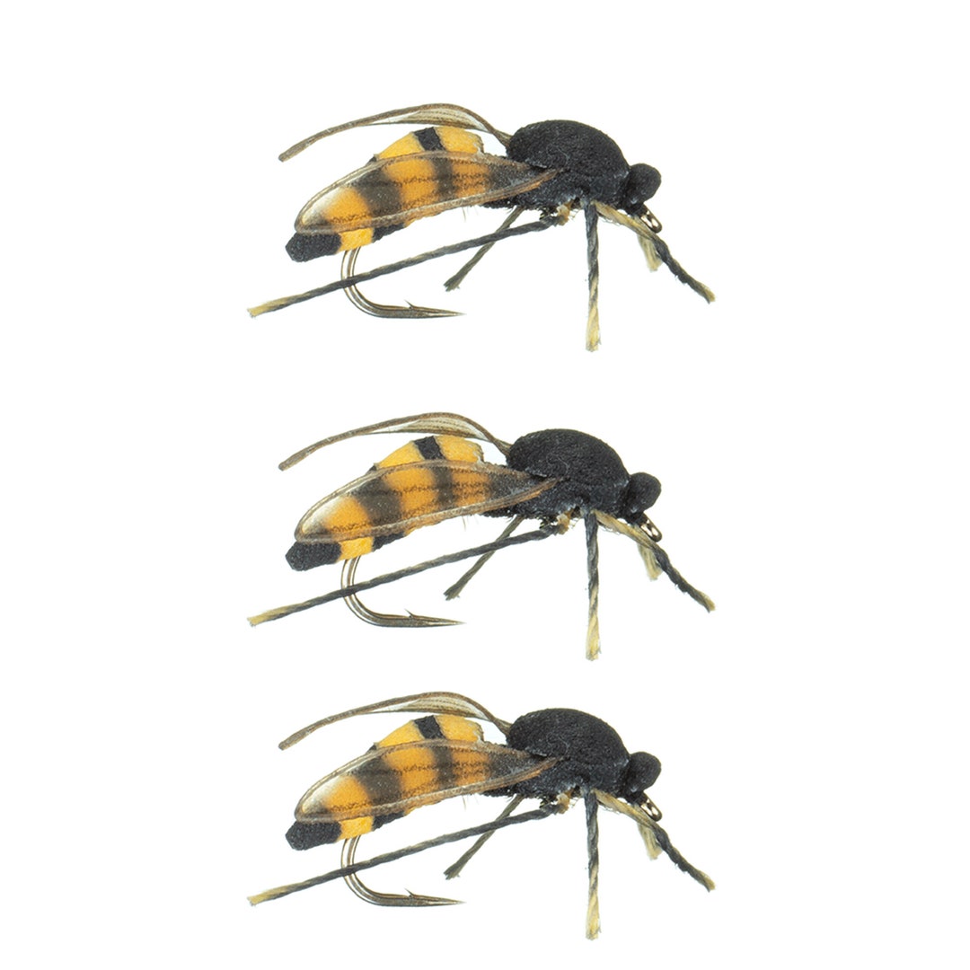 Dry Flies - Wasp - Realistic Fly Patterns for Trout and Panfish - Fly ...