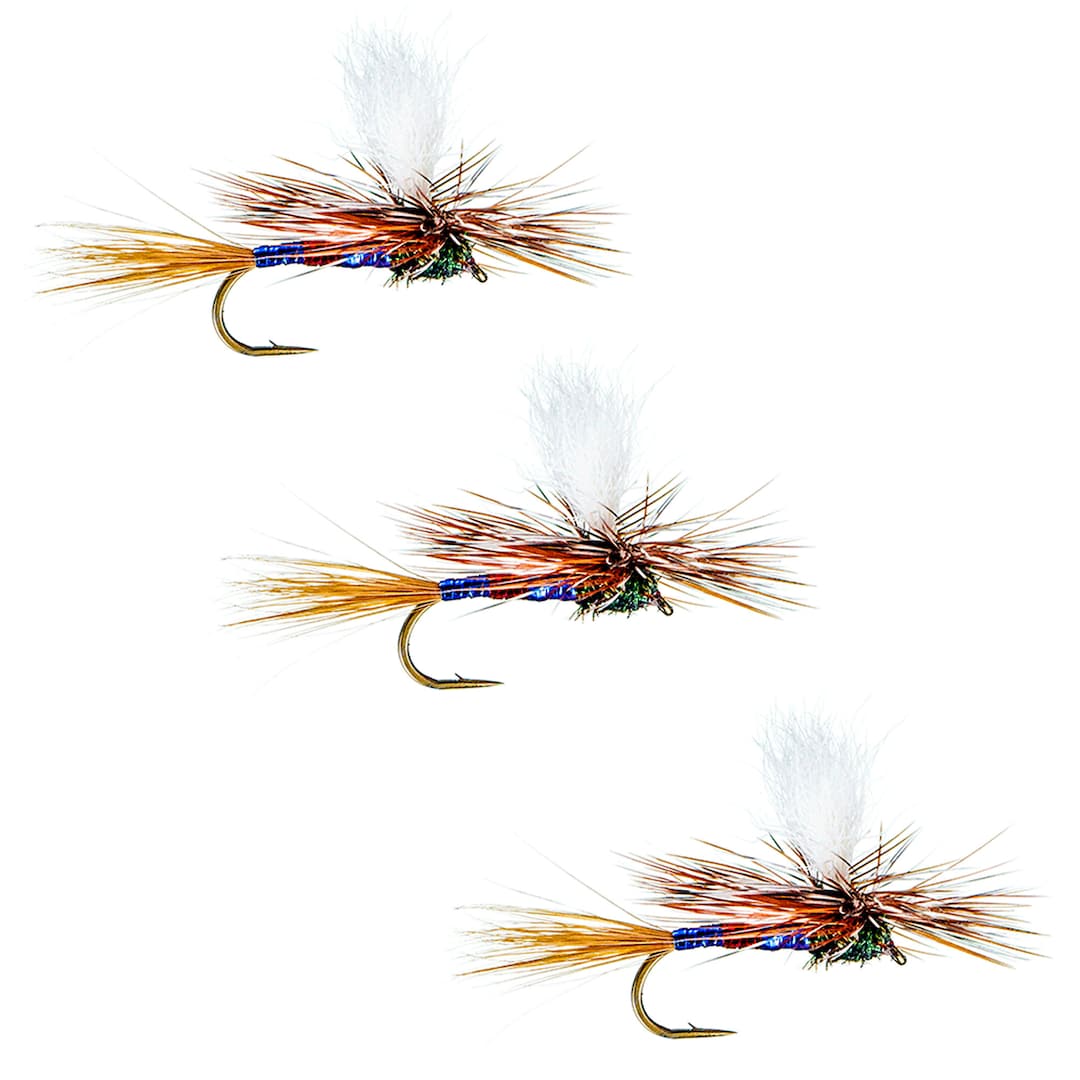 Dry Fly Patterns - Parachute Patriot Dry Fly - Trout Flies - Attractor ...