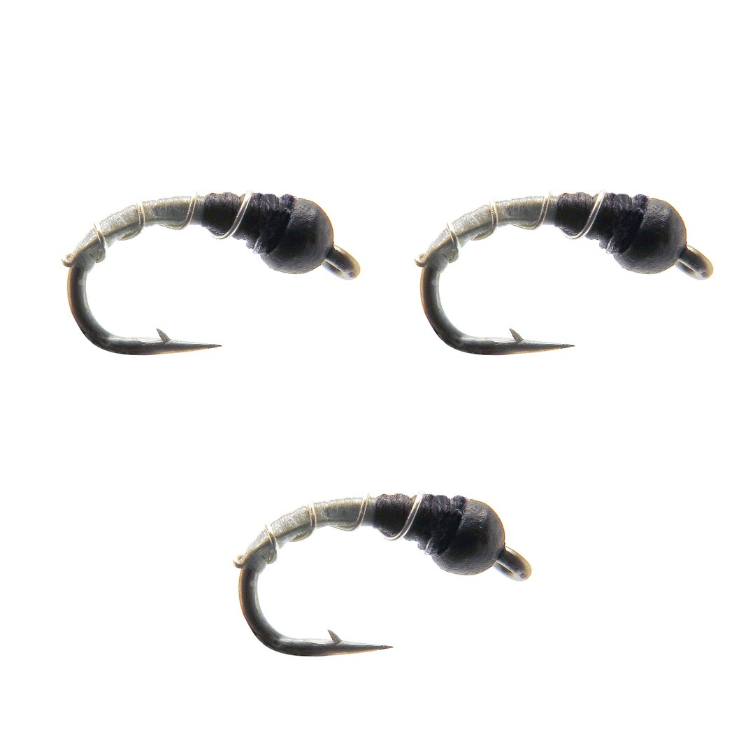 Two Tone Midge - Zebra Midge Fly Pattern - Tungsten Bead Head Fly - Fly ...