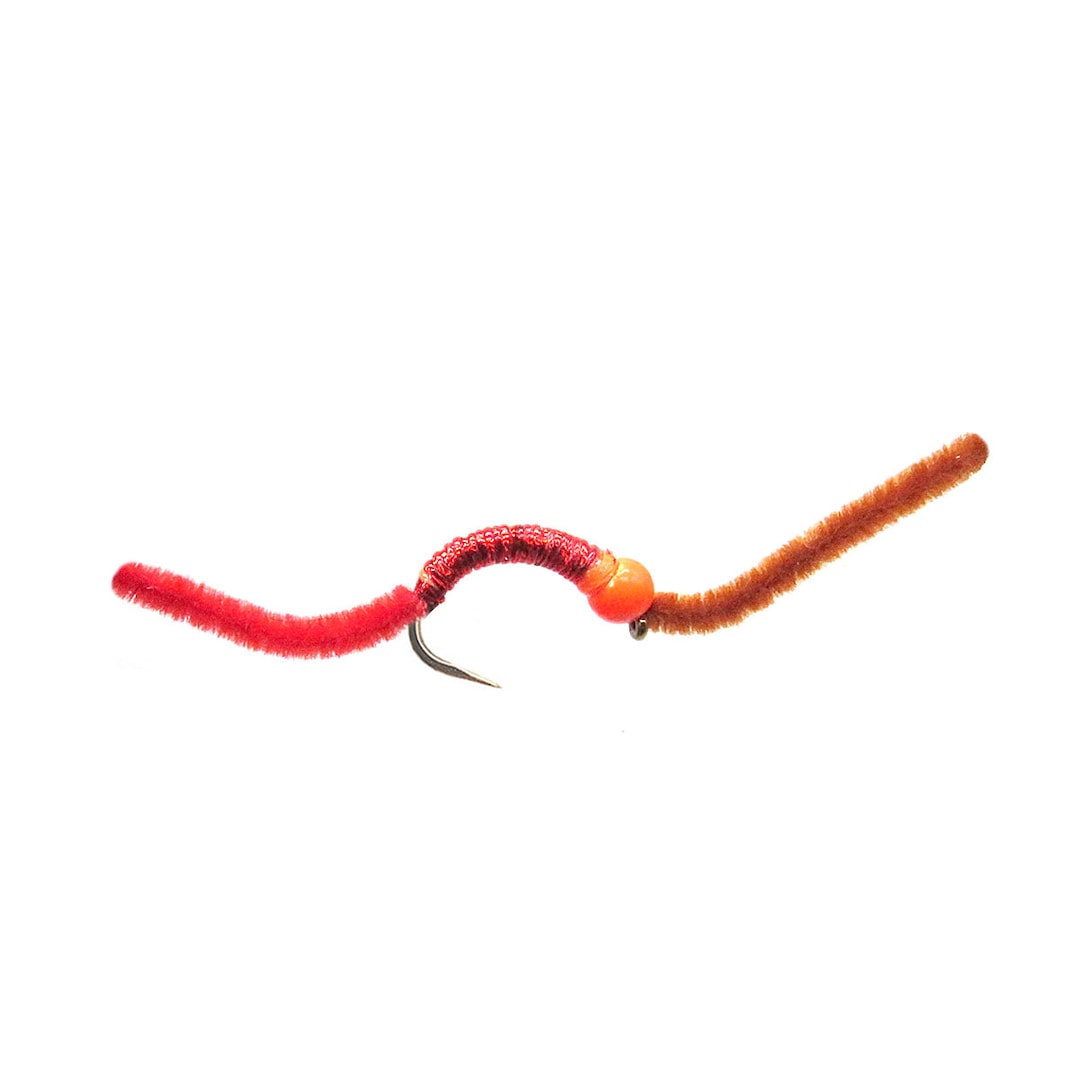 San Juan Worm Hot Head Tungsten Bead Head Fly Pattern Worm - Etsy