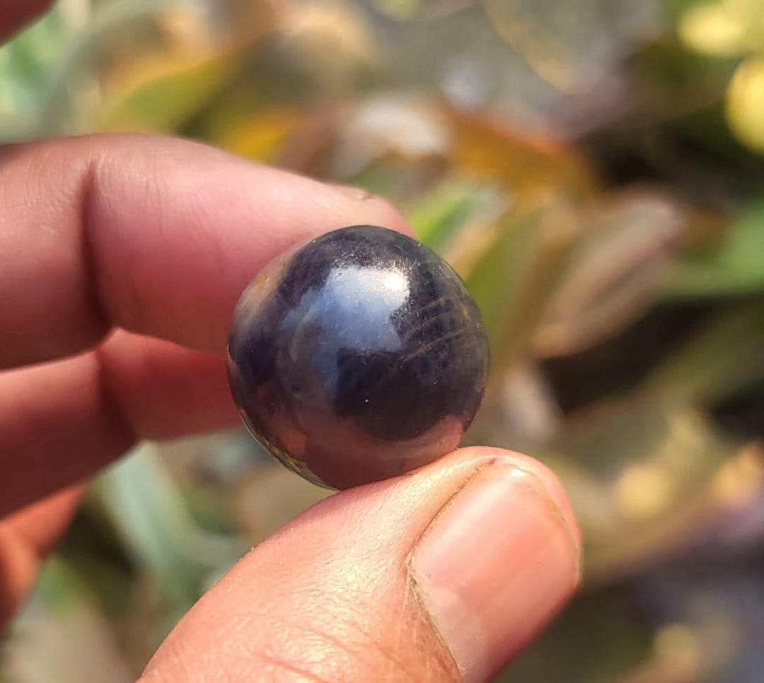 Blue Sapphire Sphere | Rare Sapphire Sphere | Blue Sapphire Smooth ...