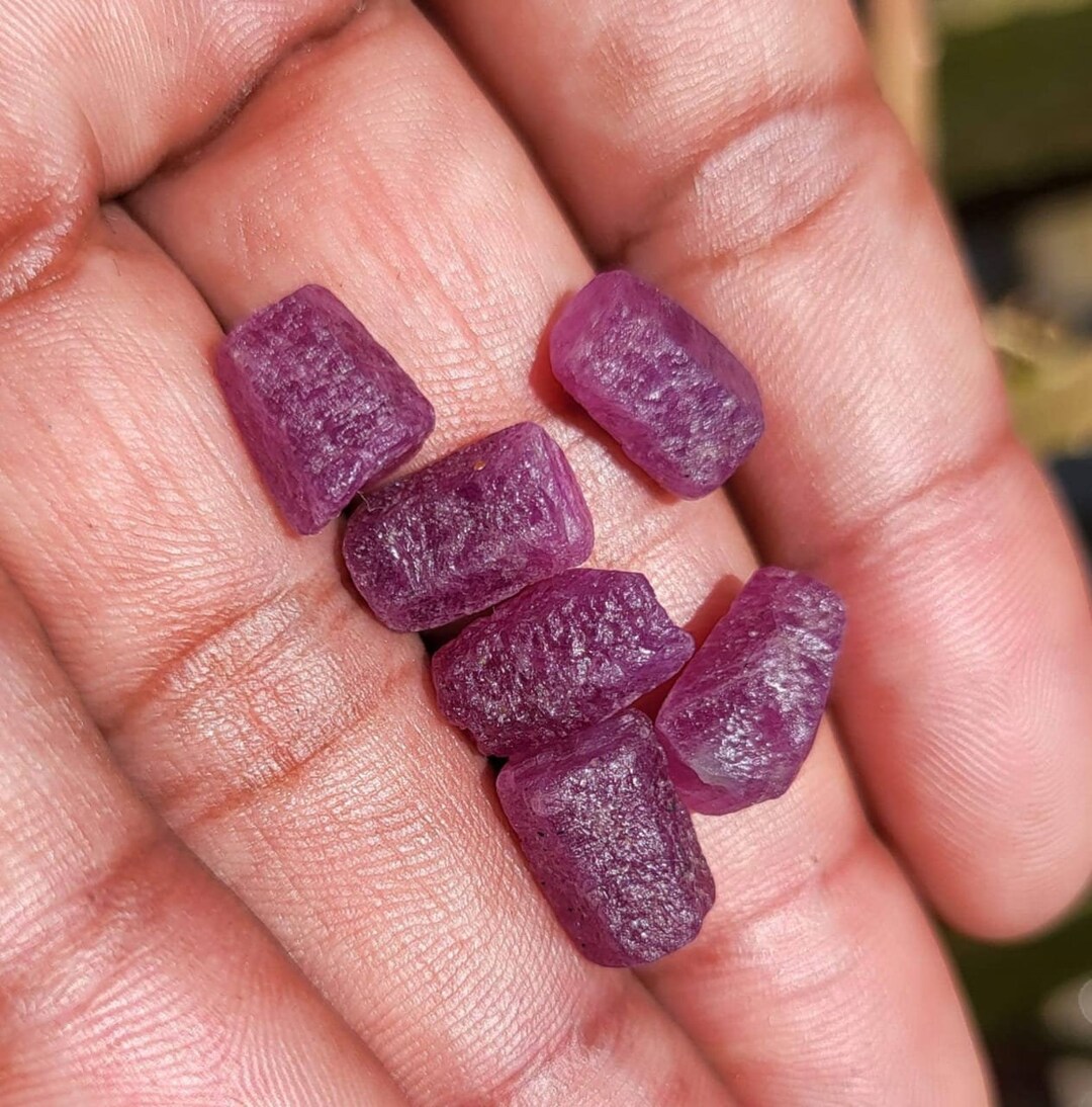 Natural Ruby Rough, Precious Ruby Sticks, AAA Quality Raw Stone ...